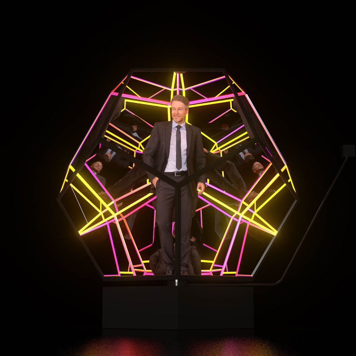 Decaedro led infinity - photo opportunity | Scratch Perú